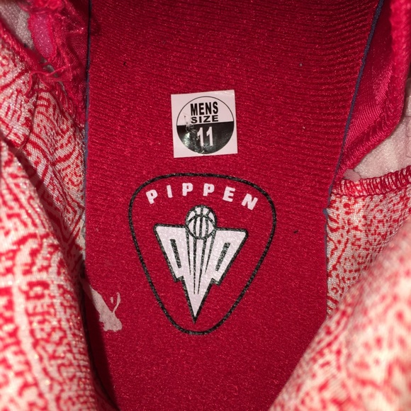 Nike | Shoes | Nike Air Flight Lite Mid Scottie Pippin Red White | Poshmark